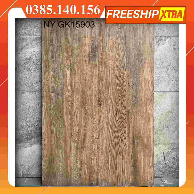 Gạch 15x90 Eurotile Viglacera vân gỗ NY GK 15903